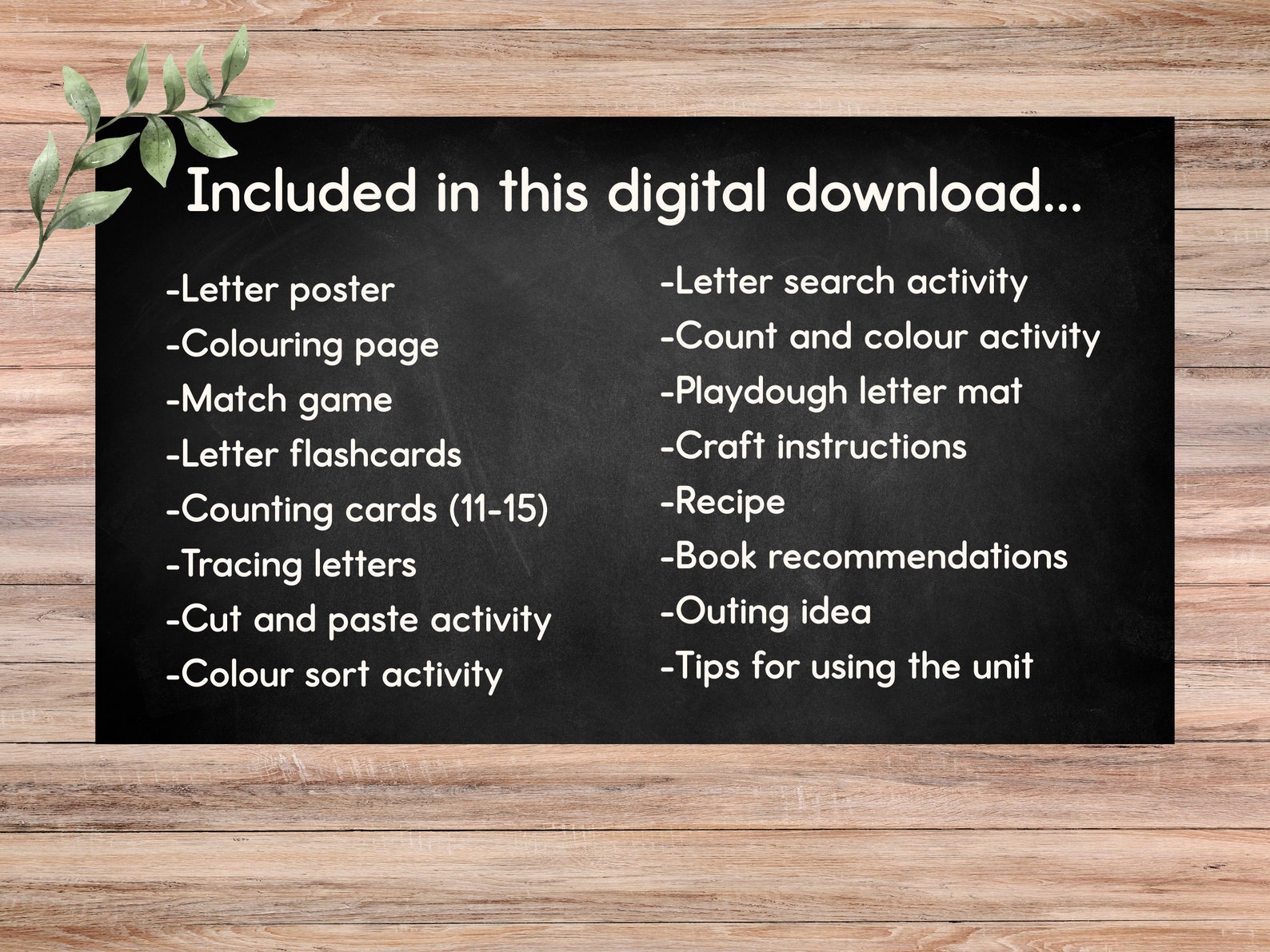 Letter L Leaf Theme Preschool Unit: ABC Activities (PDF Download) - Etsy