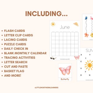 June Preschool Activity Pack: Summer Early Learning (PDF Download) - Etsy