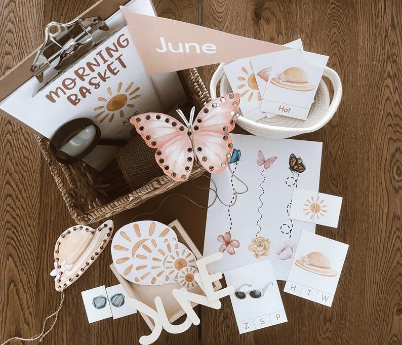 June Preschool Activity Pack: Summer Early Learning (PDF Download) - Etsy