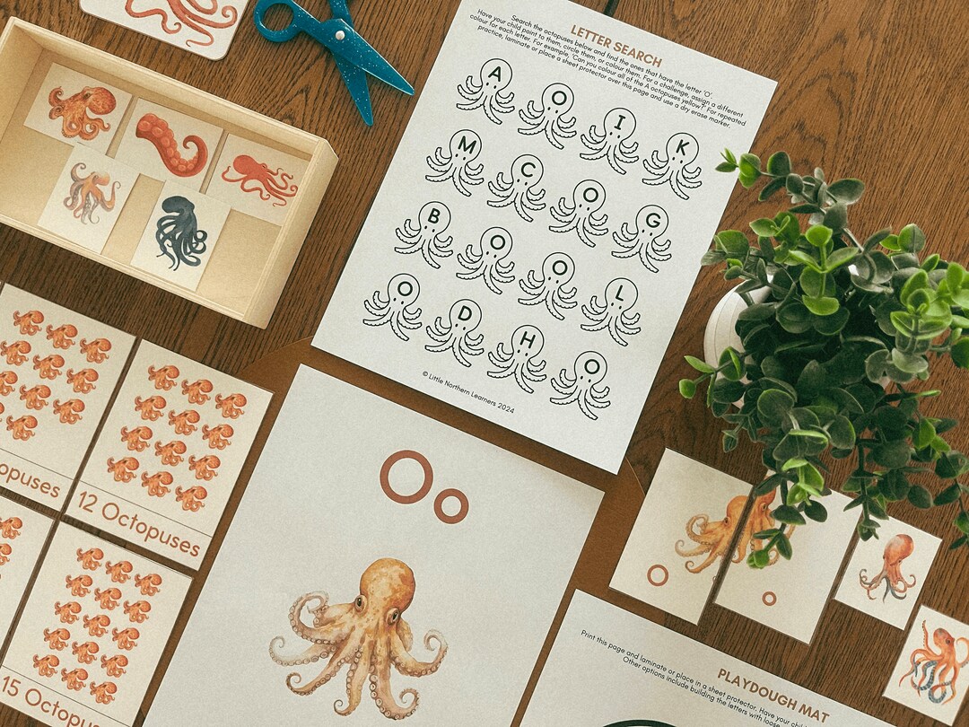 O is for Octopus Preschool Activities | Letter O Preschool Unit ...