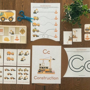 Letter C Preschool Unit: Construction Themed Activities (PDF Download ...