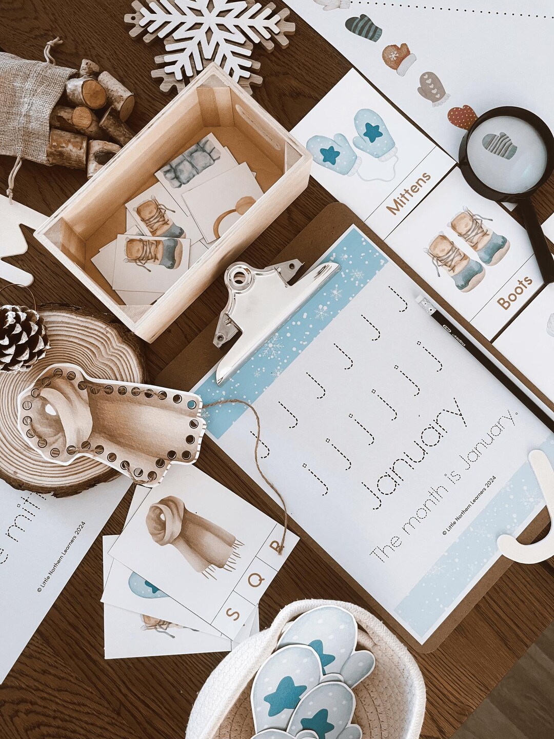 January Preschool Activity Pack: Homeschool Learning (PDF Download) - Etsy