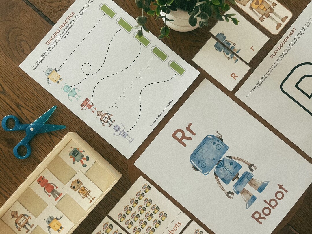 R is for Robot Preschool Activities | Letter R Preschool Unit ...