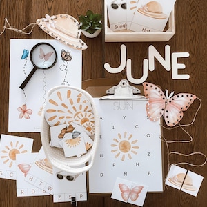 June Preschool Activity Pack: Summer Early Learning (PDF Download) - Etsy