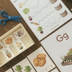 Letter G Garden Theme Preschool Unit: ABC Activities (PDF Download) - Etsy