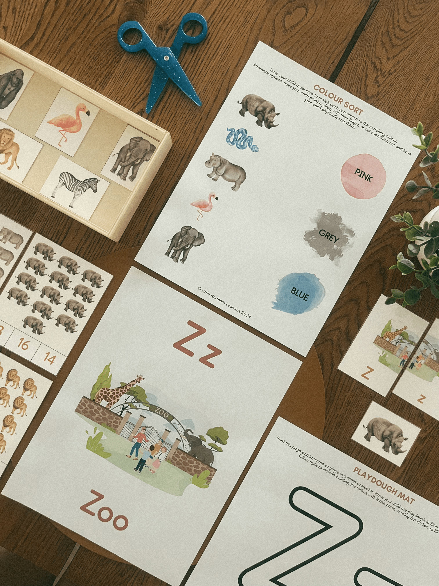 Z is for Zoo Preschool Activities Letter Z Pre-k Unit Homeschool Unit ...