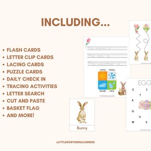 Easter Preschool Activity Bundle: Homeschool Learning (PDF Download) - Etsy