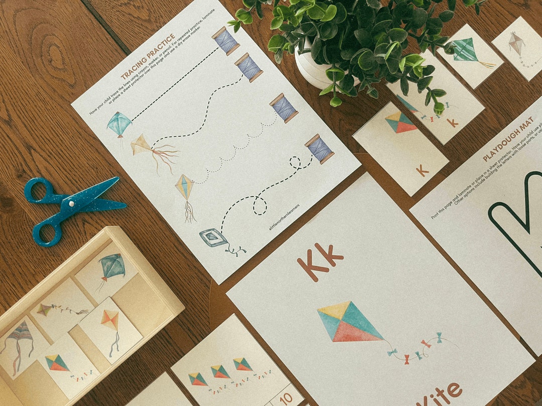 K is for Kite Preschool Activities | Letter K Preschool Unit ...