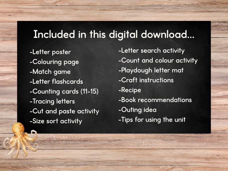 O is for Octopus Preschool Activities | Letter O Preschool Unit ...