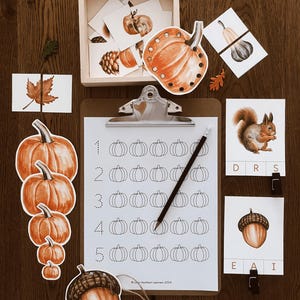 Fall Preschool Activity Bundle: Monthly Themed Pre-k Units (PDF ...