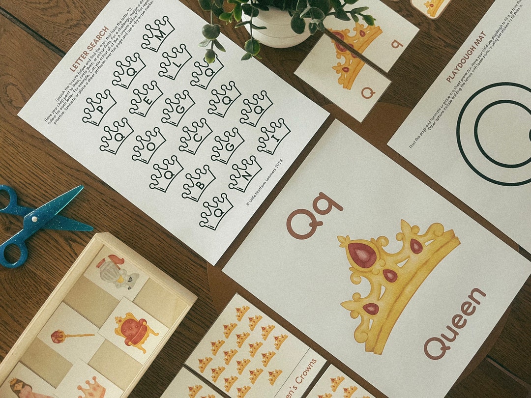 Letter Q Preschool Unit: Queen Theme Activities (PDF Download) - Etsy