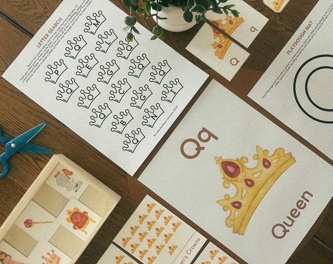 Letter Q Craft Patterns | Queen Craft | Alphabet Crafts | Uppercase ...