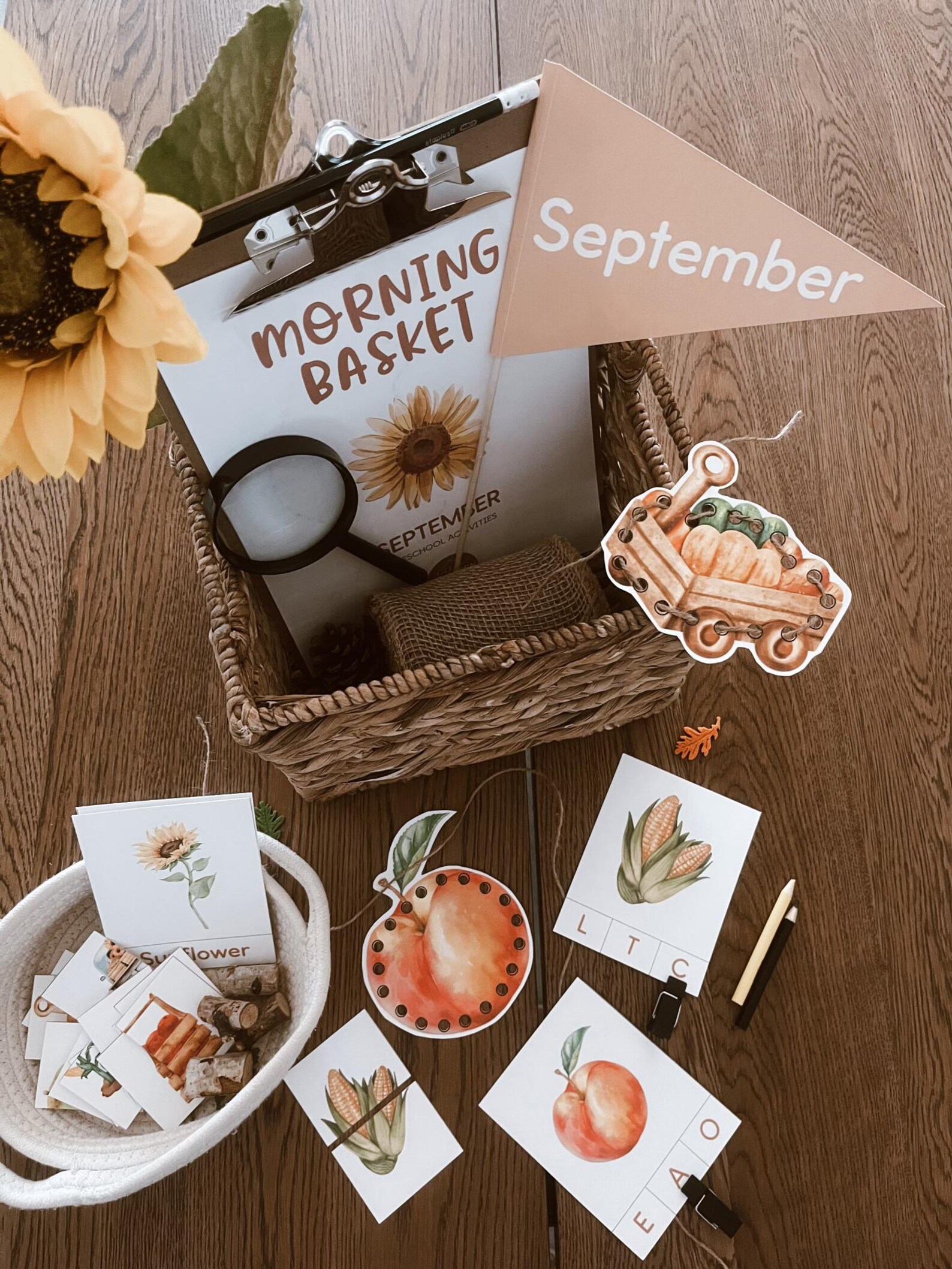 September Preschool Activities Morning Basket | September Preschool ...