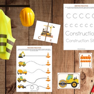 Letter C Preschool Unit: Construction Themed Activities (PDF Download ...
