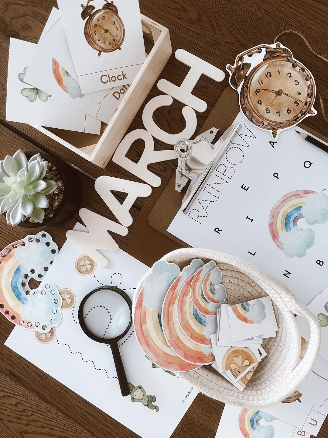 March Preschool Activities Morning Basket | March Preschool Unit ...