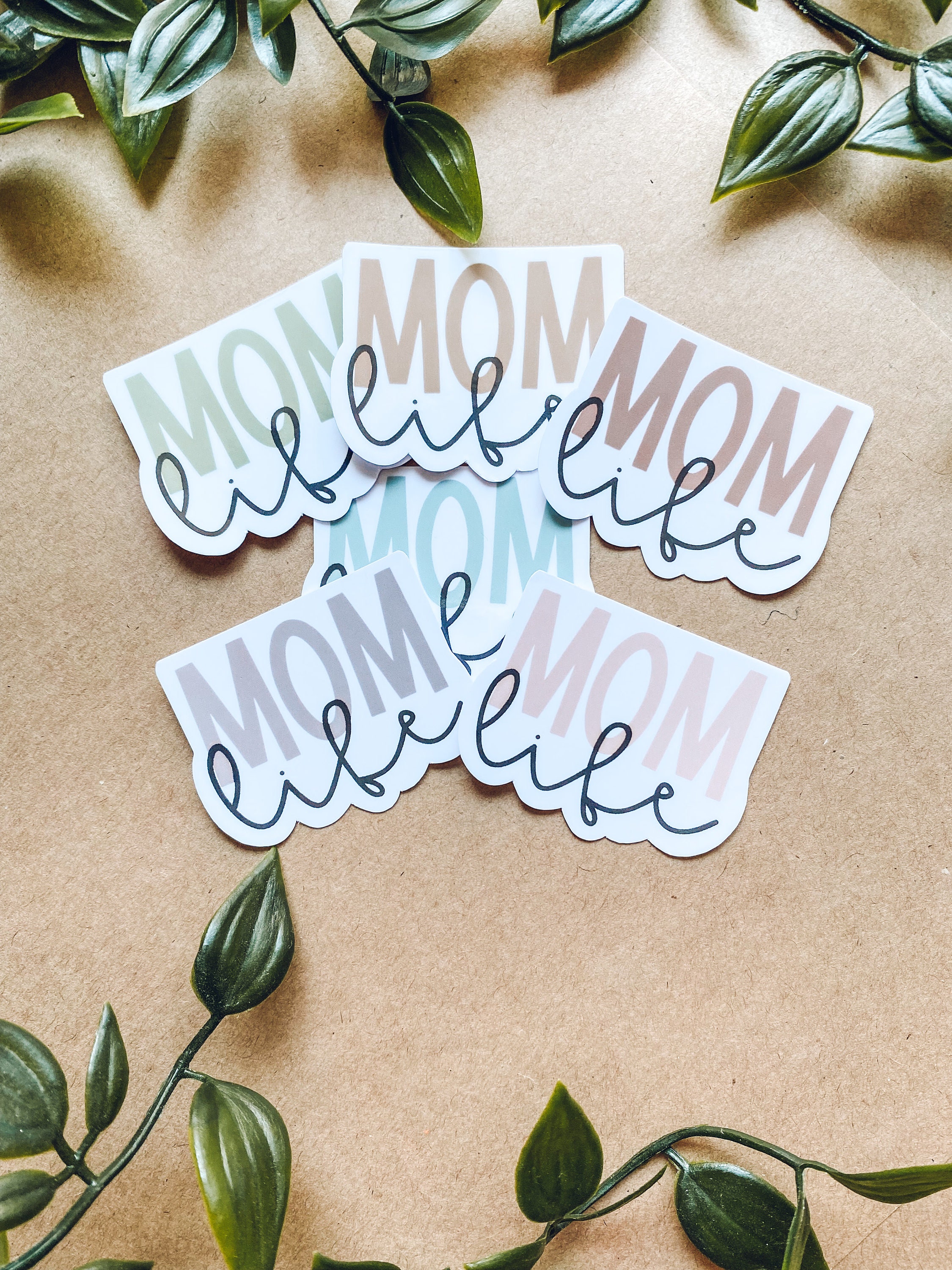 Mom Life Sticker Vinyl Sticker for Water Bottle Laptop | Etsy
