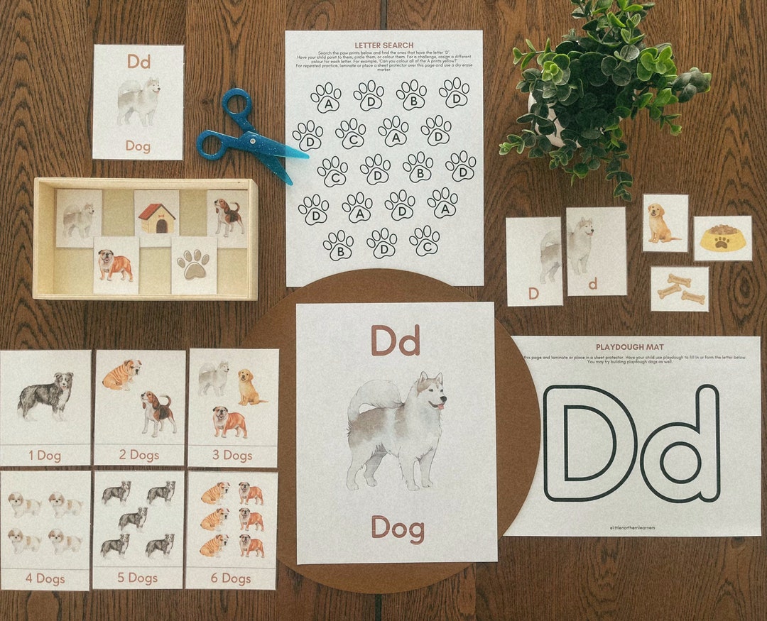 D is for Dog Preschool Activities | Letter D Preschool Unit ...