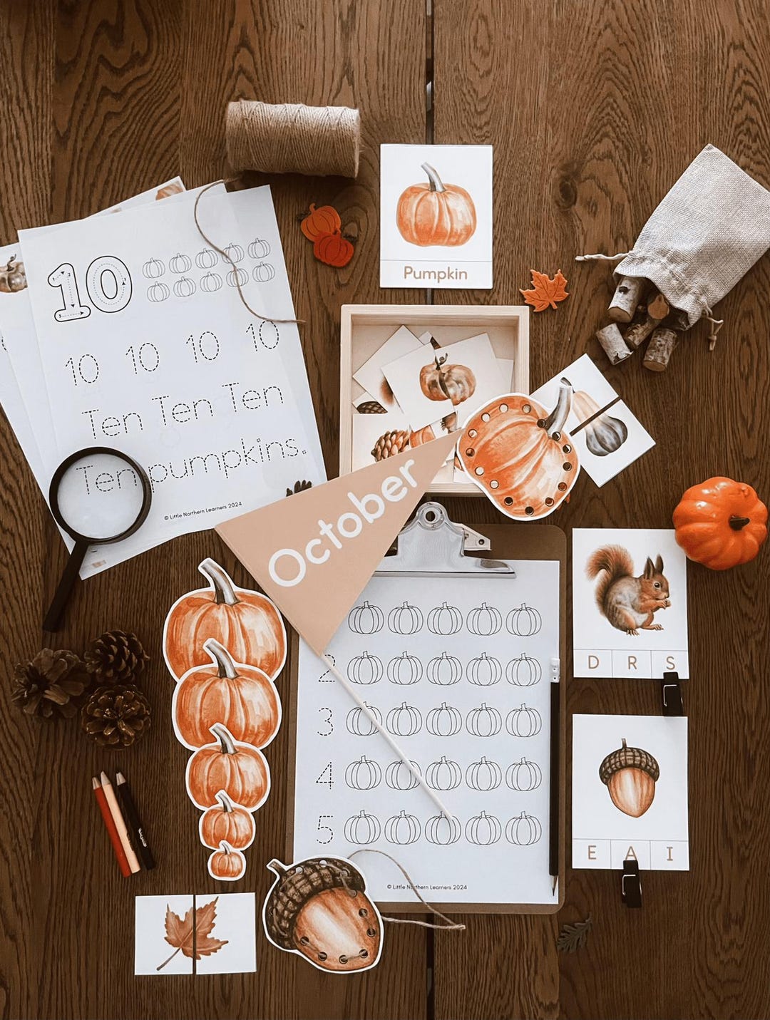 October Preschool Activities Morning Basket | October Preschool Unit ...