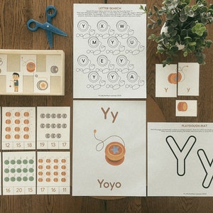 Y is for Yoyo Preschool Activities Letter Y Pre-k Unit Homeschool Unit ...