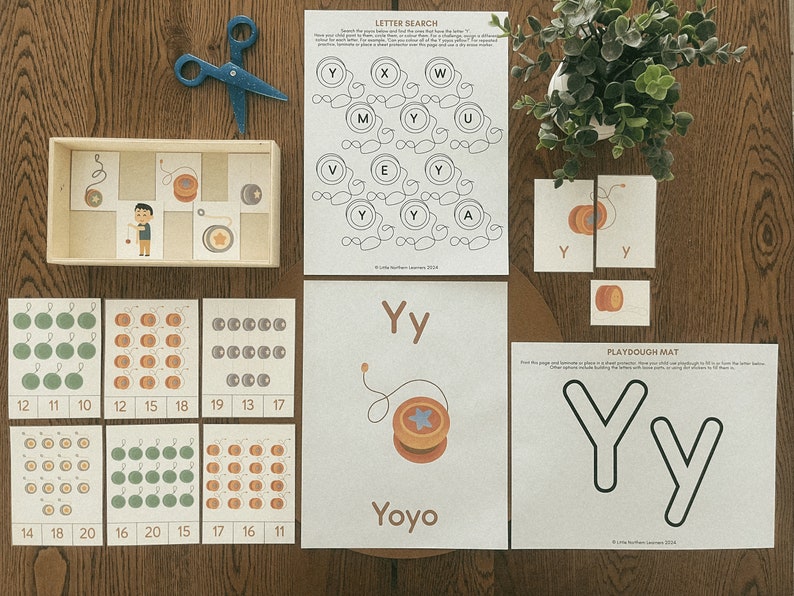 Letter Y Preschool Unit: Yoyo Theme Activities (PDF Download) - Etsy UK