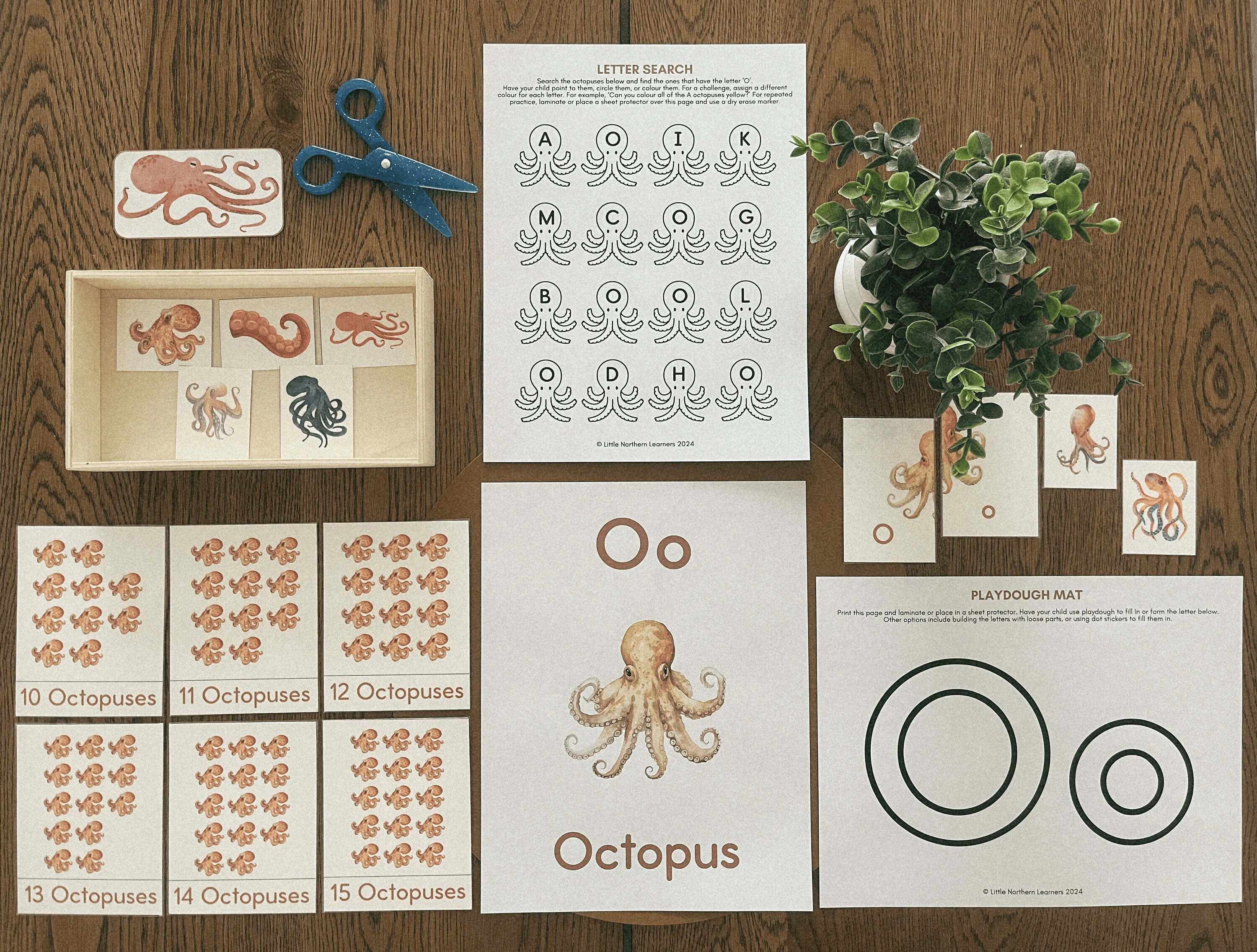O is for Octopus Preschool Activities | Letter O Preschool Unit ...