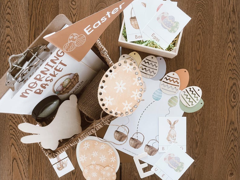 Easter Preschool Activity Bundle: Homeschool Learning (PDF Download) - Etsy