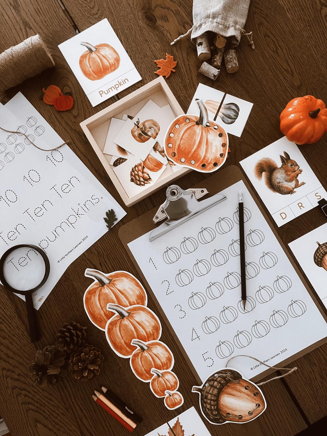 October Preschool Activity Bundle: Homeschool Learning (PDF Download ...