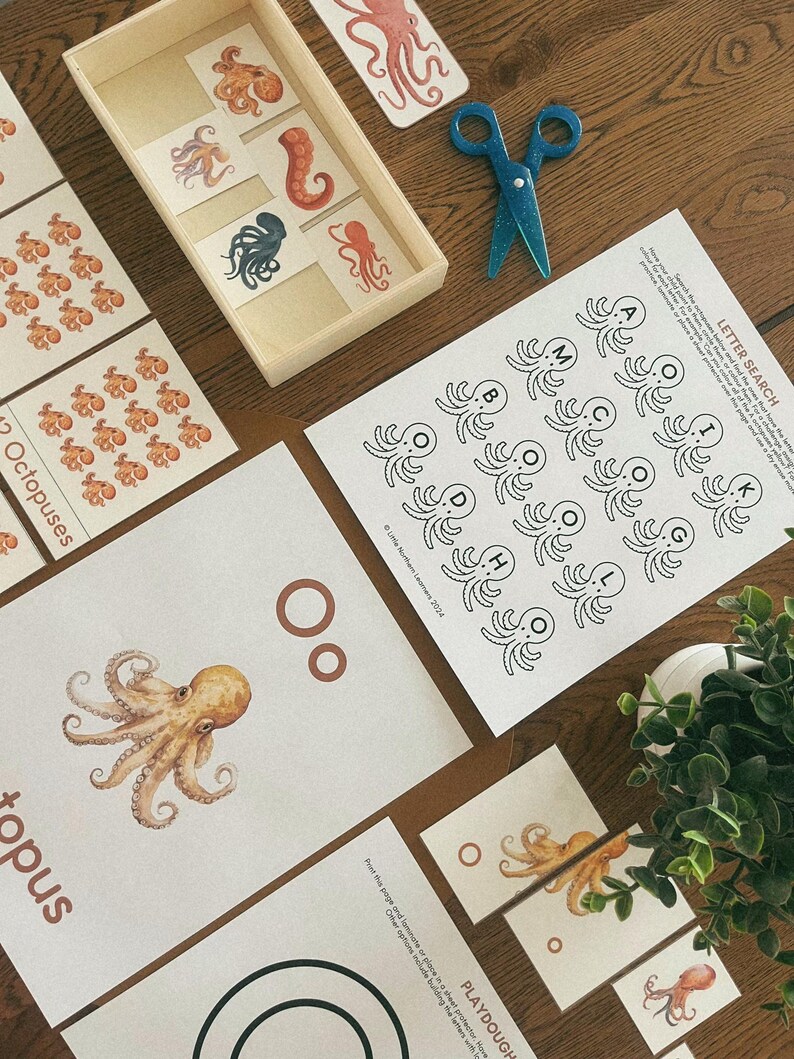 O is for Octopus Preschool Activities | Letter O Preschool Unit ...