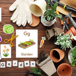 Letter G Garden Theme Preschool Unit: ABC Activities (PDF Download) - Etsy