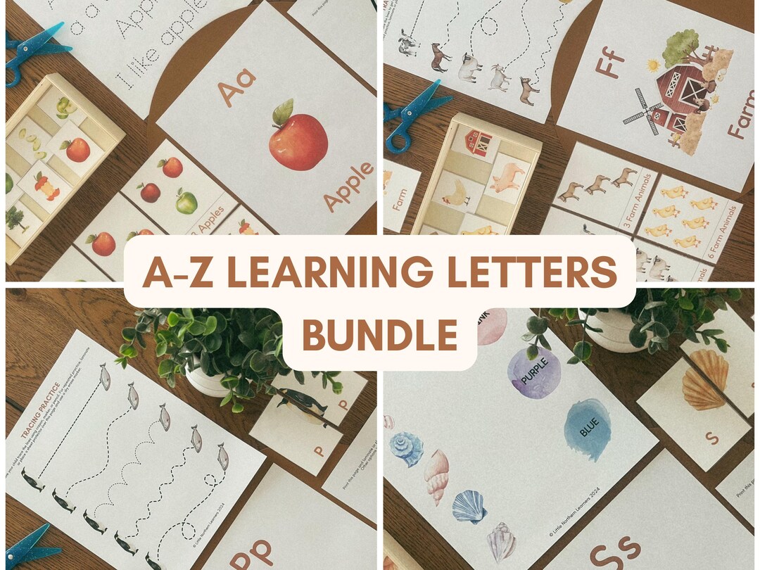 A-Z Preschool Activity Bundle: Themed Pre-k Learning (digital Download ...