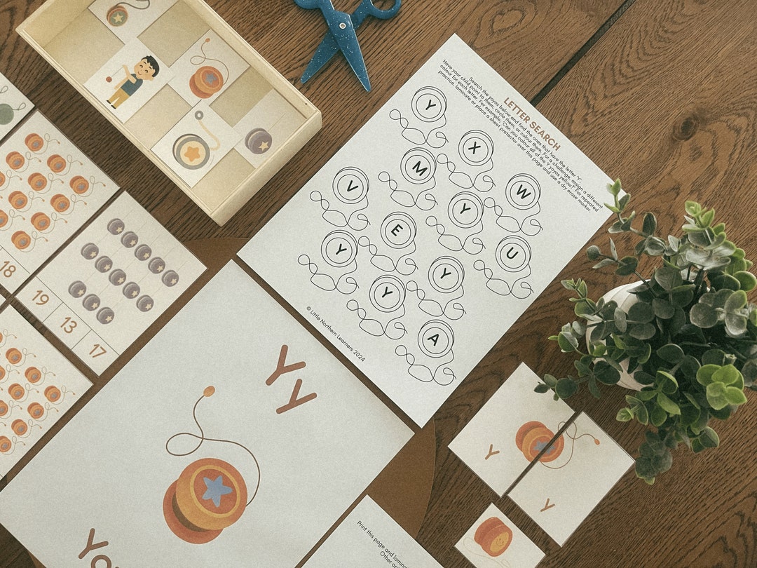 Y is for Yoyo Preschool Activities Letter Y Pre-k Unit Homeschool Unit ...