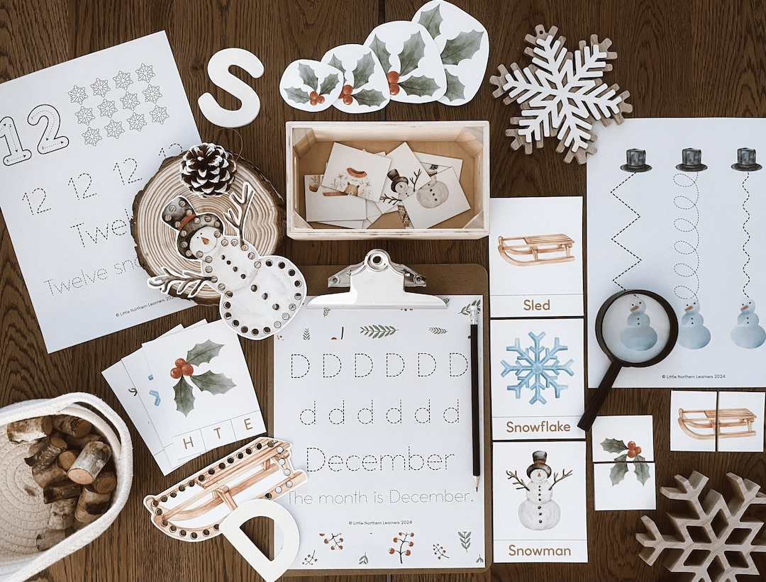 December Preschool Activities Morning Basket | December Preschool Unit ...