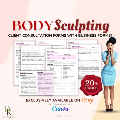 Editable Body Contouring Intake Form Body Sculpting Consent - Etsy ...