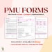 Permanent Makeup Forms, PMU Consent Forms, PMU Client Intake Form ...