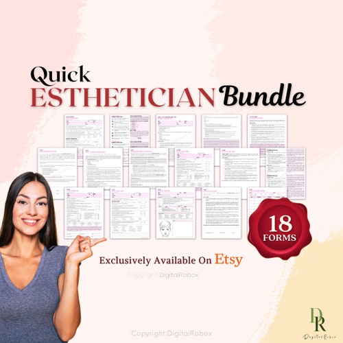 Editable Esthetician Forms Bundle Esthetician Template Intake - Etsy Editable Esthetician Forms Bundle Esthetician Template Intake - Etsy