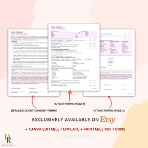 Plasma Fibroblast Consent Form, Plasma Fibroblast Intake Form ...