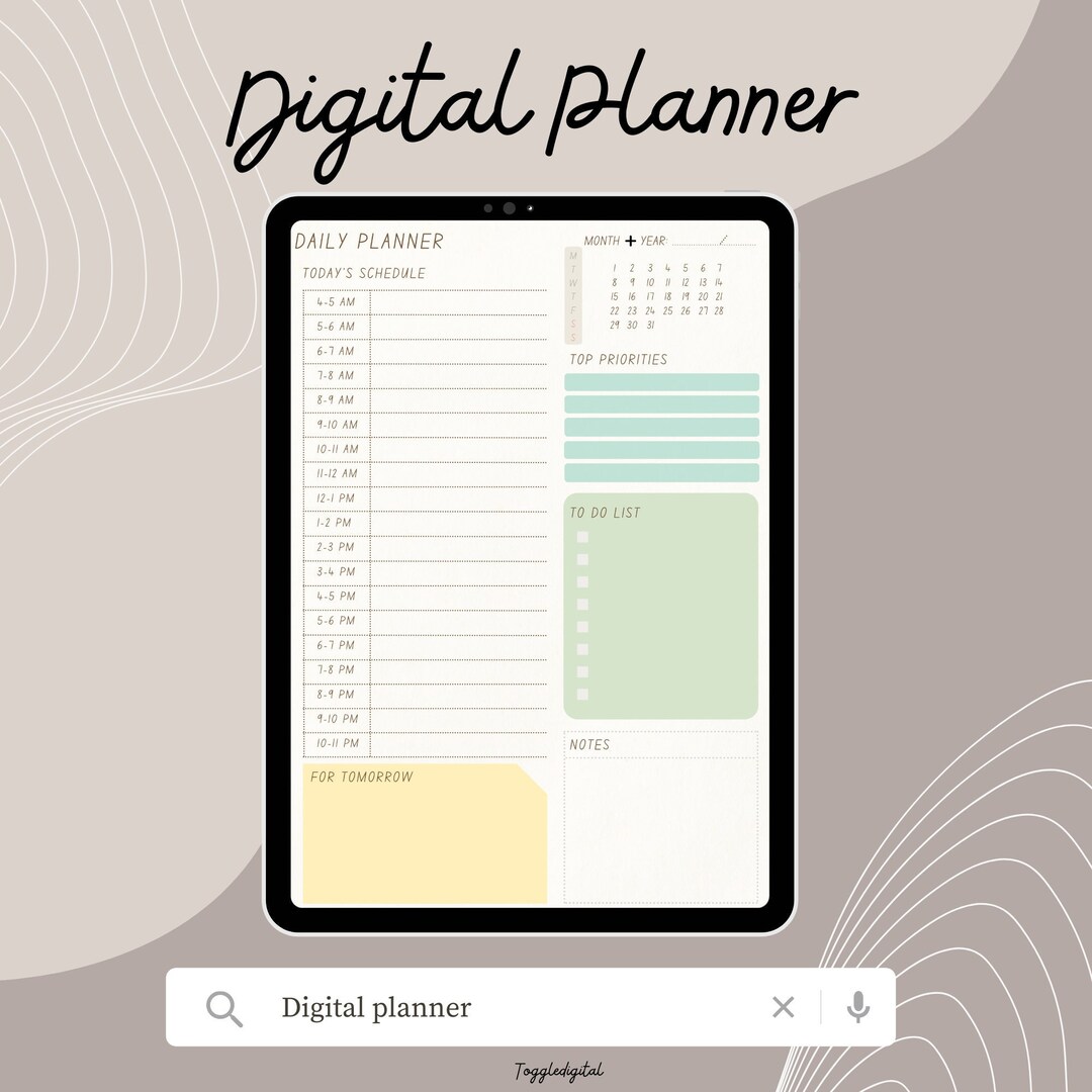 Minimalistic Goodnotes Planner, Notability Planner, iPad Planner ...