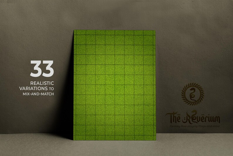 Grass Field Map Pack (8.5 X 11 Inch Letter Size), D&D, Pathfinder ...