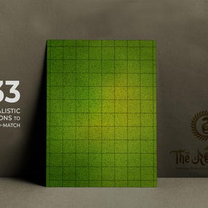 Tileable Grasslands Map Pack: 30+ Pages of Open Terrain, Print-at-home ...