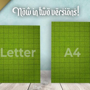 Tileable Grass Field Map: Print-at-home PDF, D&D, Pathfinder, 1" Grid ...