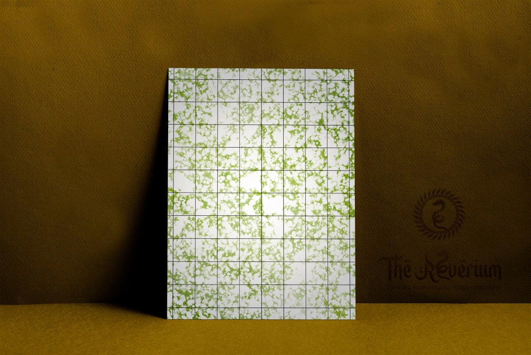 Tileable Winter / Snowy Grass Field Map: Print-at-home PDF, D&D ...