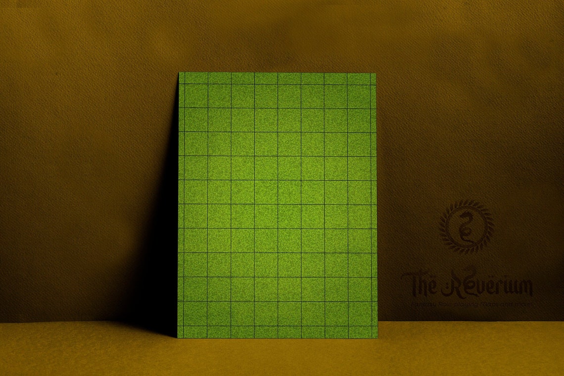 Grass Field Map (8.5 X 11 Inch Letter Size), D&D, Pathfinder, Tileable ...