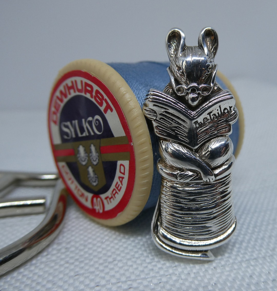 Tailor Mouse Beatrix Potter Silver Brooch Pin Jewellery Gift Idea for ...
