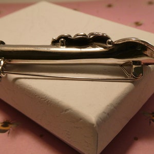 Posy Holder BROOCH Pin *silver* Tussie Mussie * Poirot Lapel Brooch Pin ...
