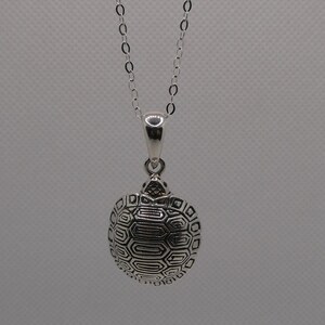 Tortoise Locket Necklace Ruby Eyes on 18” Chain Silver - Jewellery Gift ...