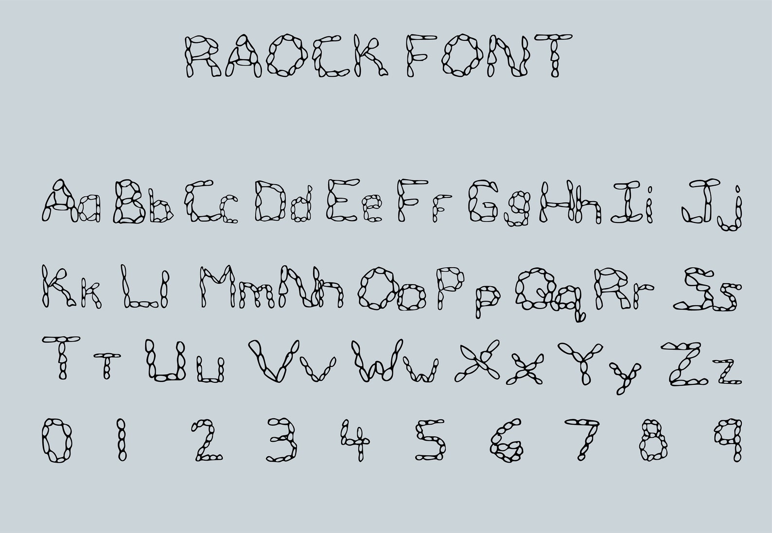 RAOCK Font Svg FONT Raock Svg OLD Font Svg Raock for - Etsy