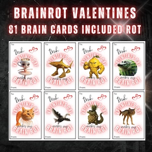 Italian Brainrot Valentines Day Cards - Etsy