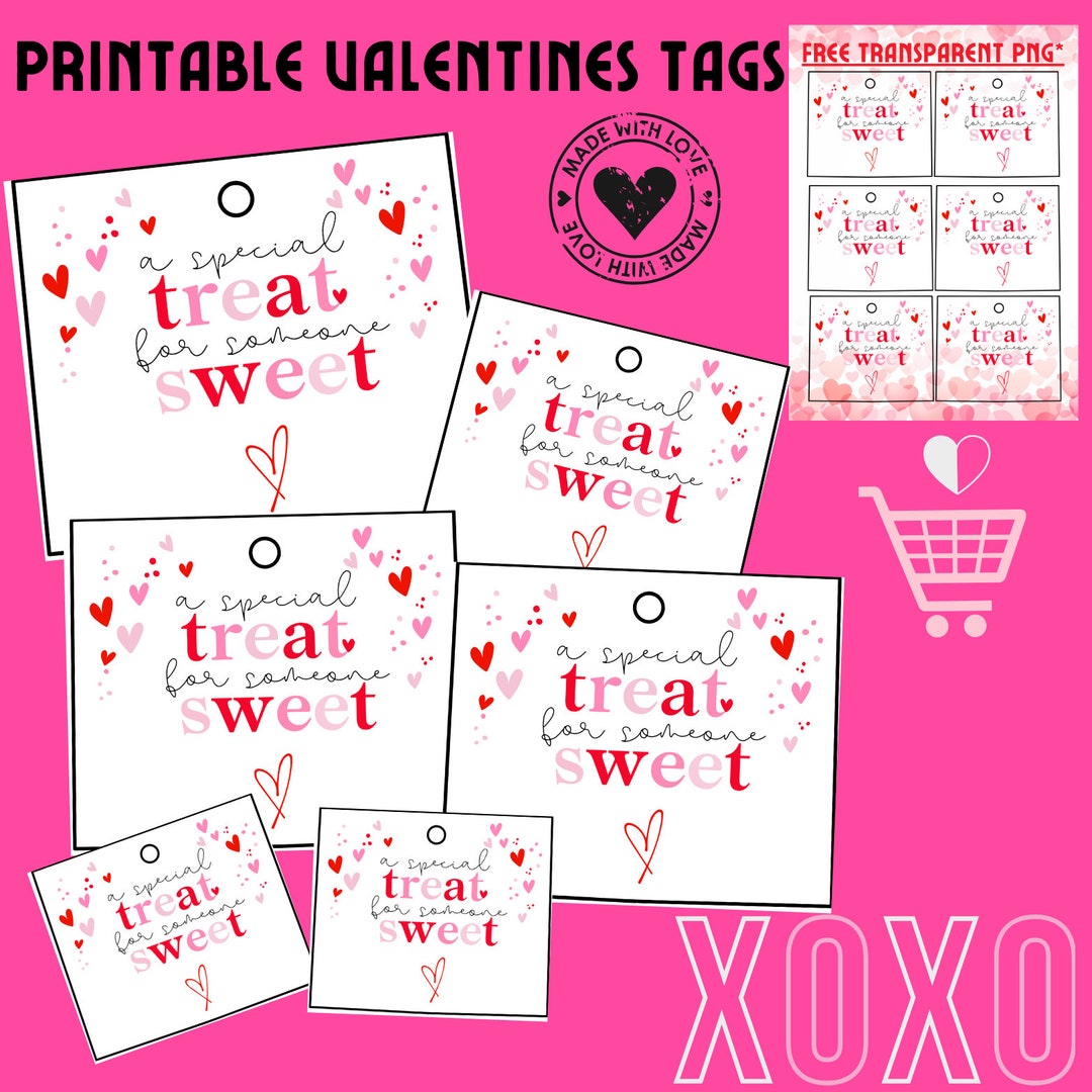 Printable Special Treat for Someone Sweet Valentine's Day Tag Kids ...