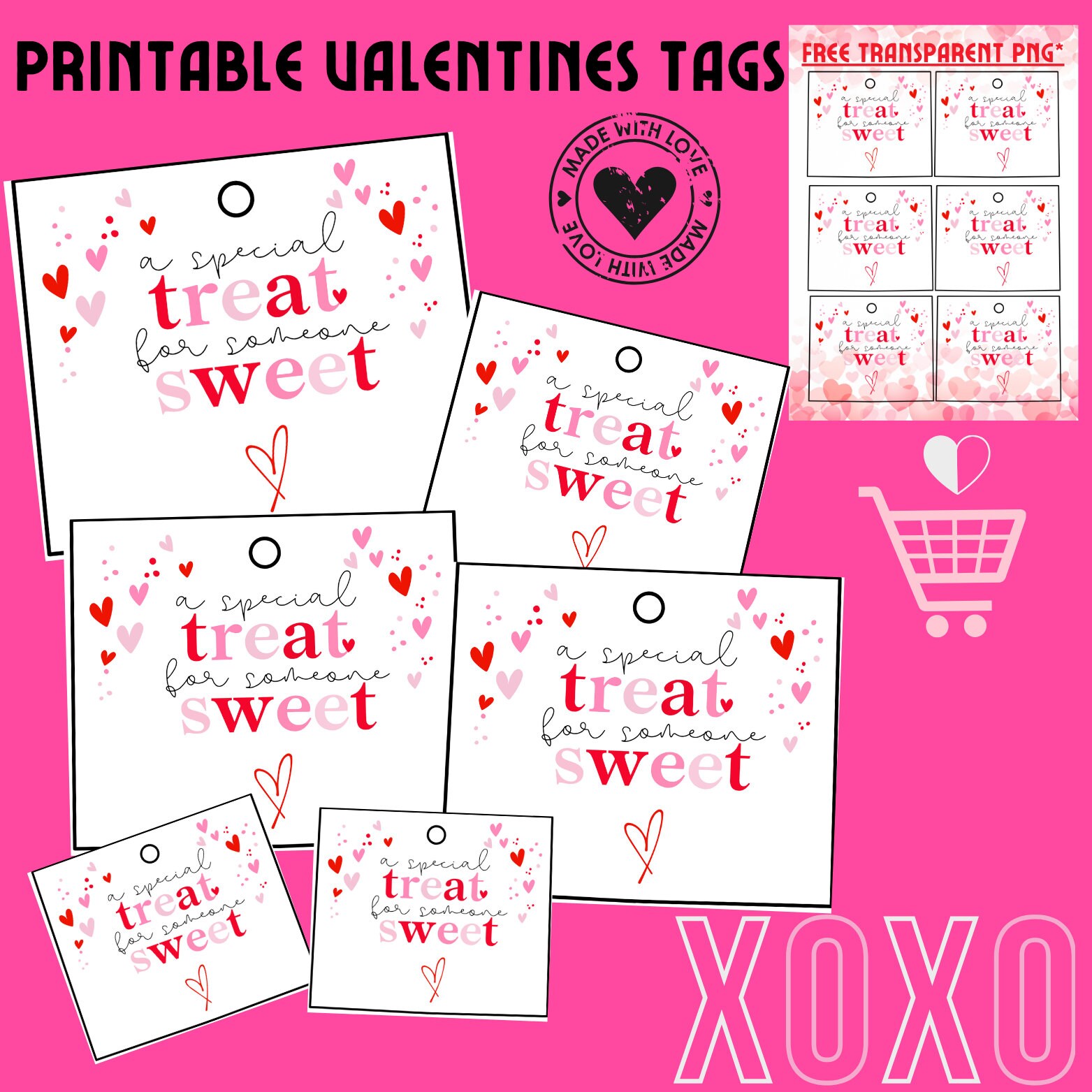 Printable Special Treat for Someone Sweet Valentine's Day Tag Kids ...