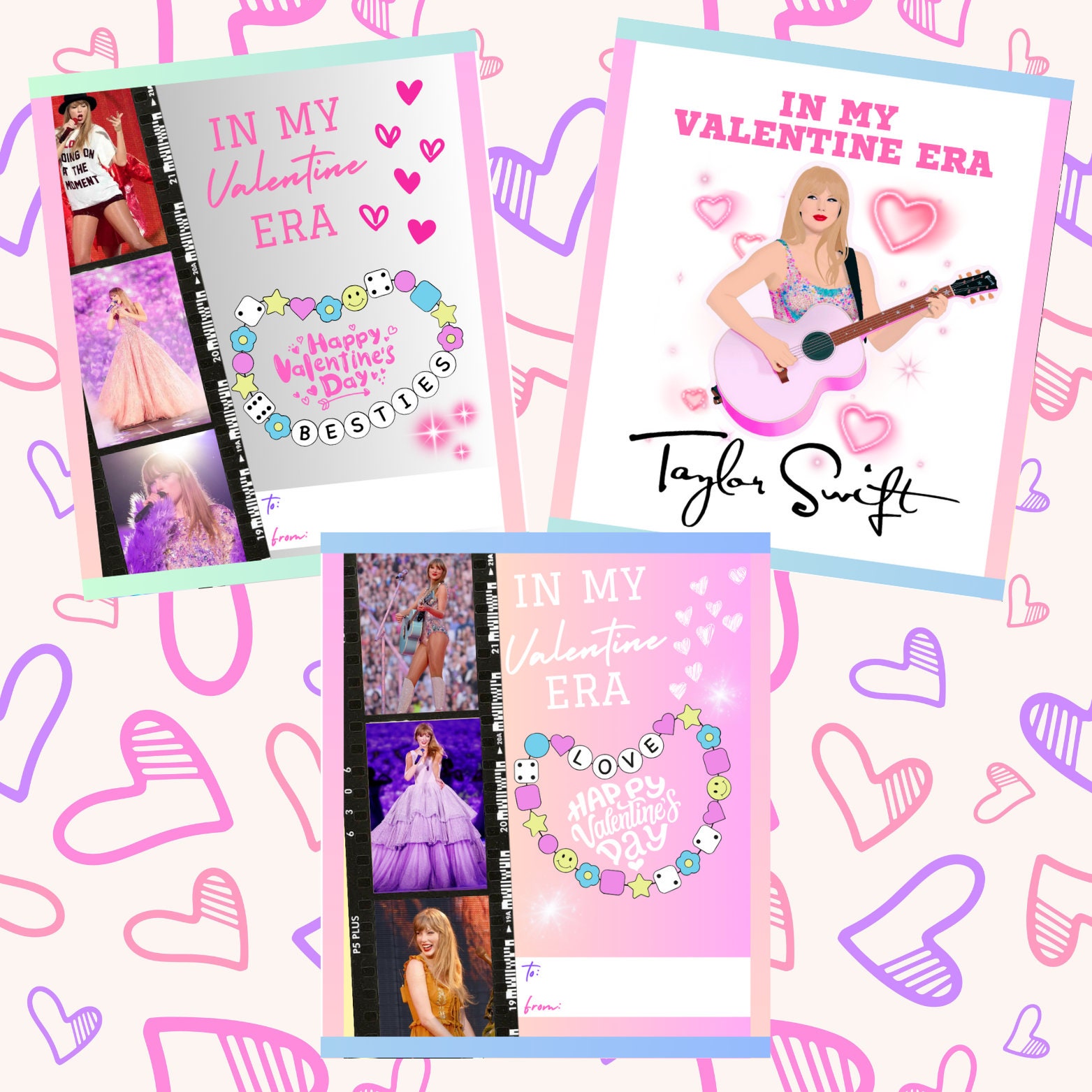 Taylor Swift Printable Valentines Card - Etsy